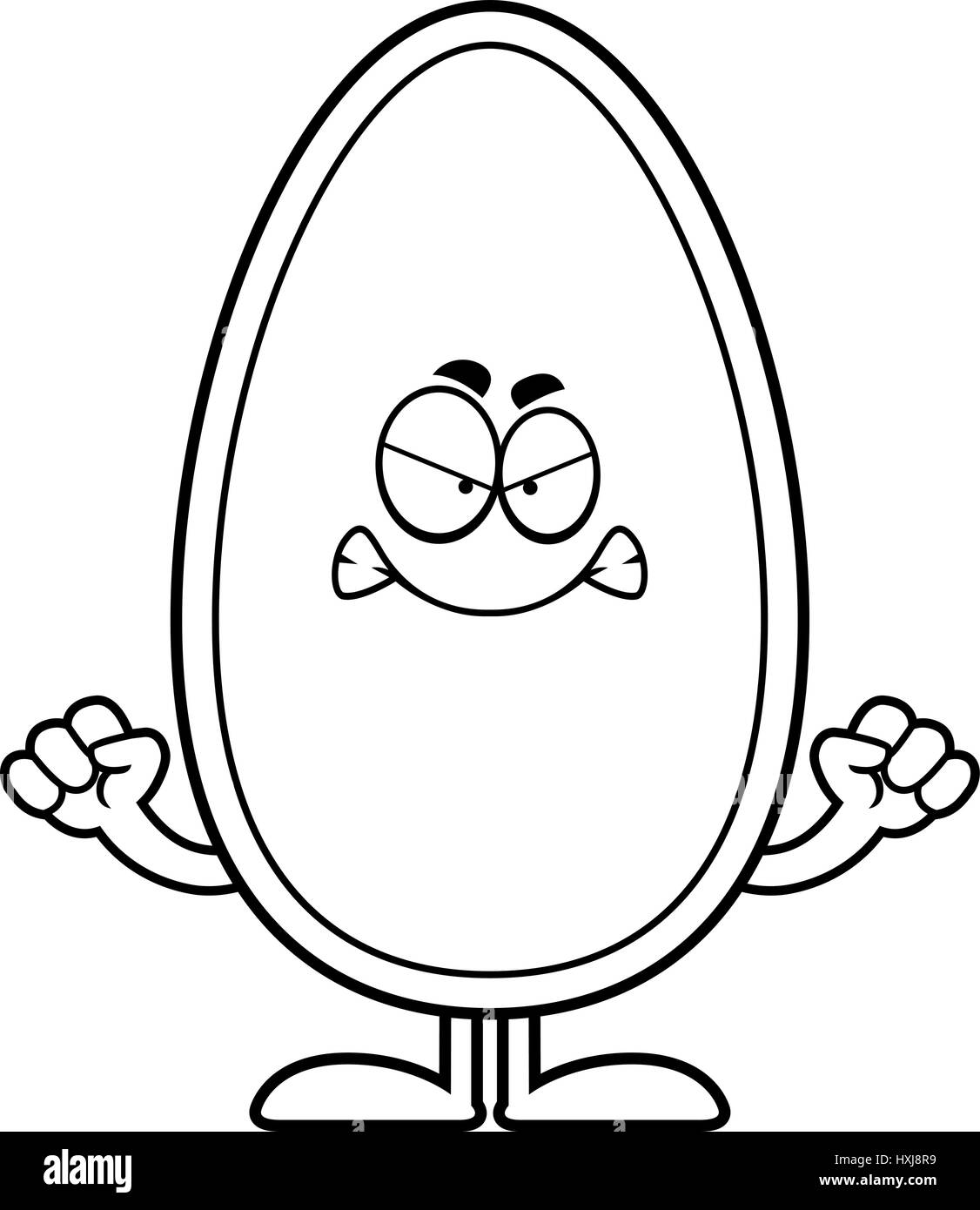 A cartoon illustration of a seed looking angry Stock Vector Image & Art ...