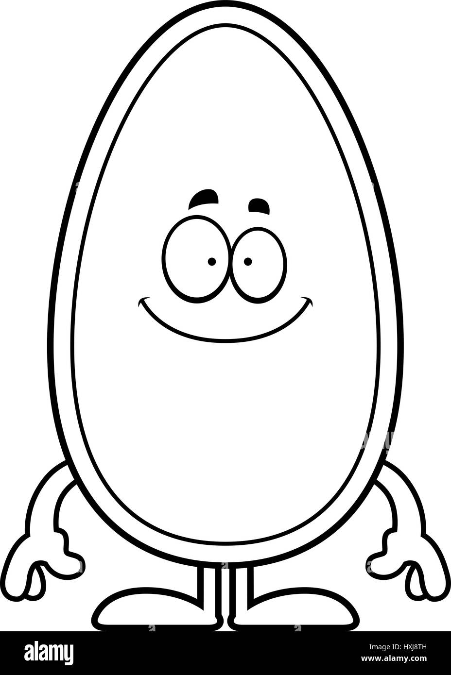 A cartoon illustration of a seed looking happy Stock Vector Image & Art ...