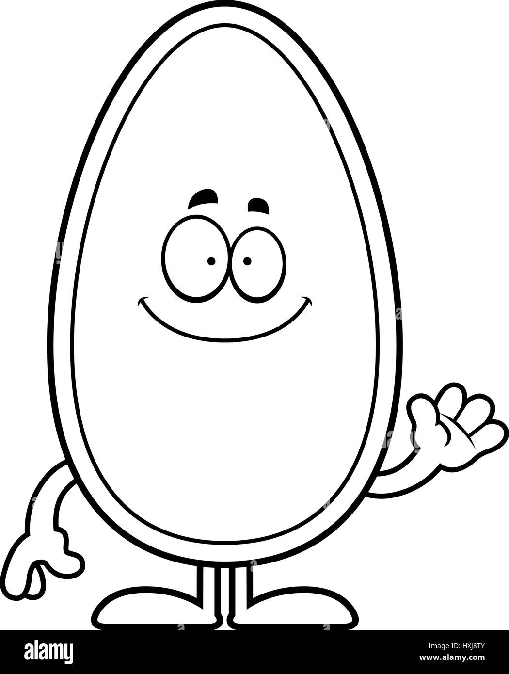 A cartoon illustration of a seed waving Stock Vector Image & Art - Alamy