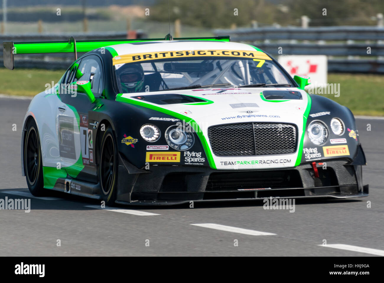 Norwich, Norfolk, UK. 28th March, 2017. British GT racing drivers Ian ...