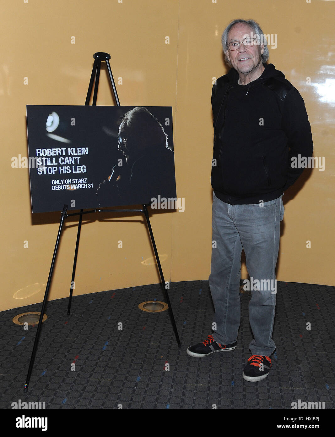 New York, USA. 28th March, 2017. Actor and comedian Robert Klein ...