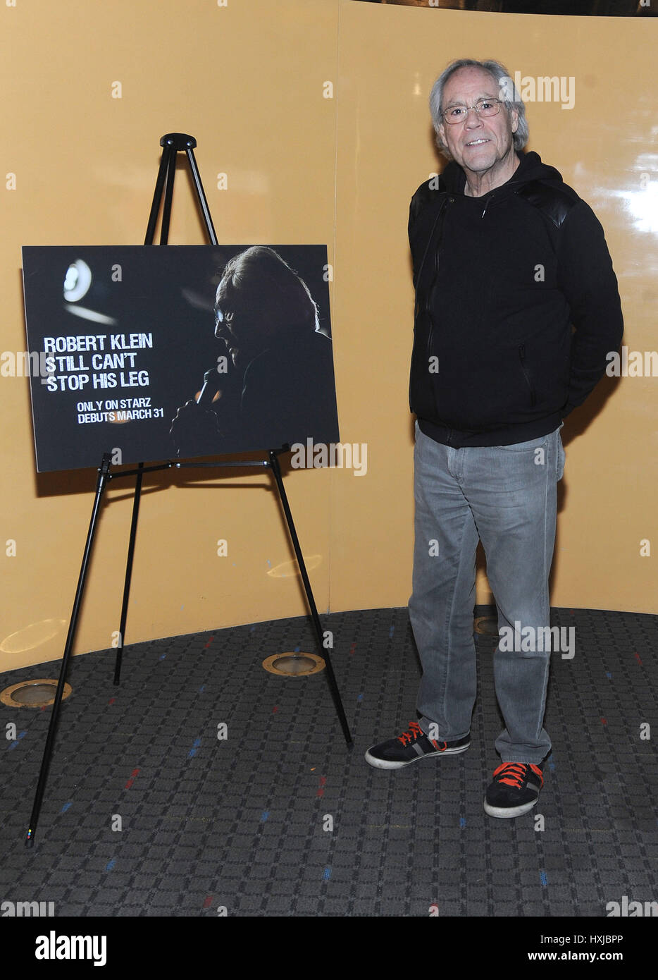 New York, USA. 28th March, 2017. Actor and comedian Robert Klein ...