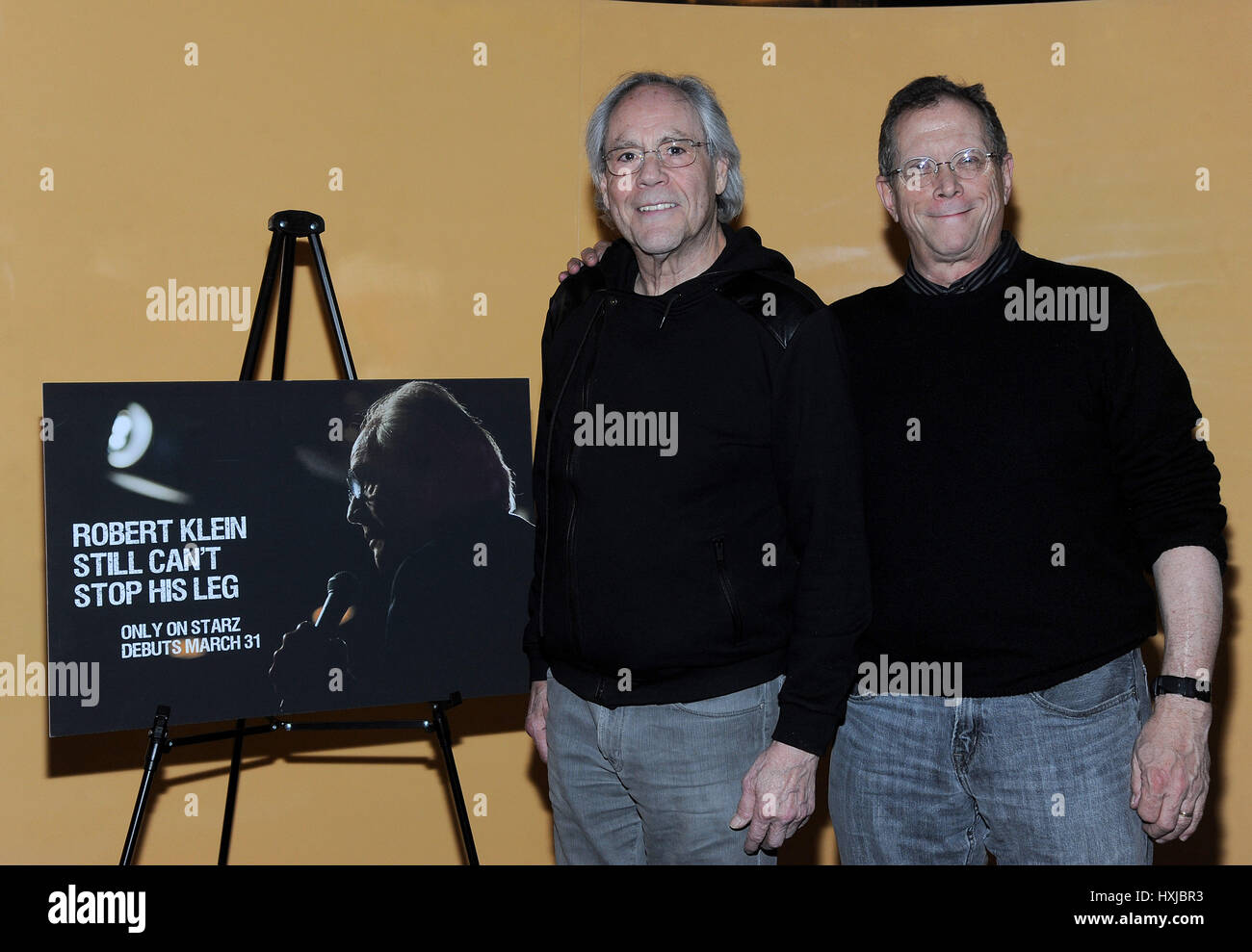 New York, USA. 28th March, 2017. Actor and comedian Robert Klein and ...