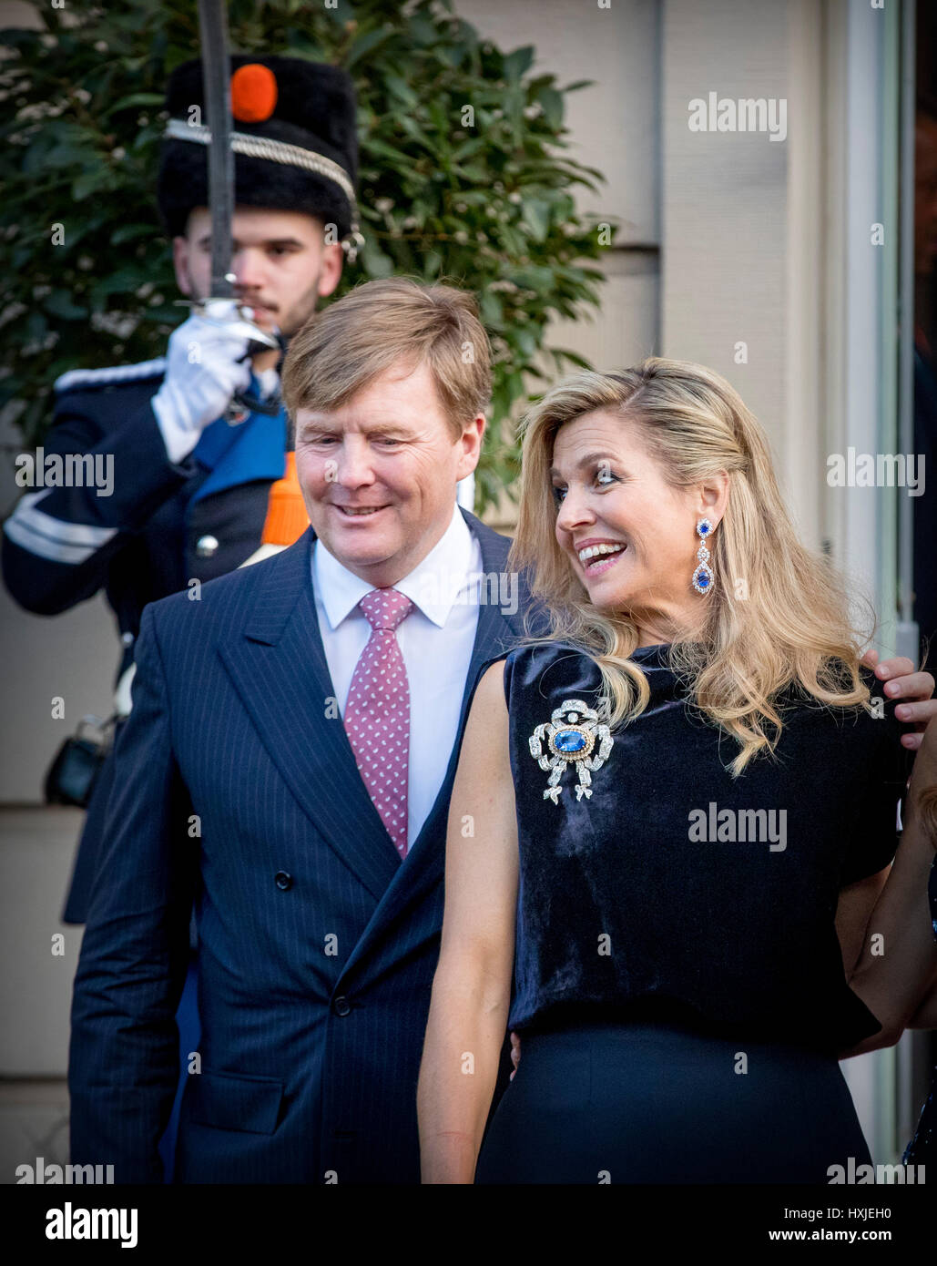 The Hague, The Netherlands. 28th Mar, 2017. King Willem-Alexander and ...