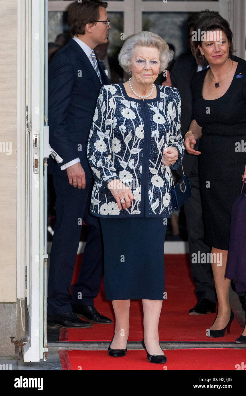 The Hague, The Netherlands. 28th Mar, 2017. Princess Beatrix of The ...