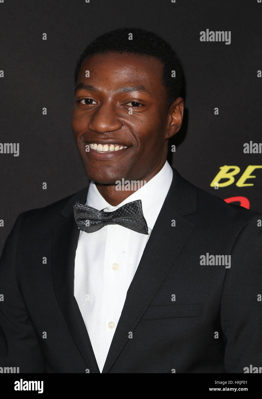 Culver City, USA. 28th Mar, 2017. Brandon K. Hampton, at the premiere ...