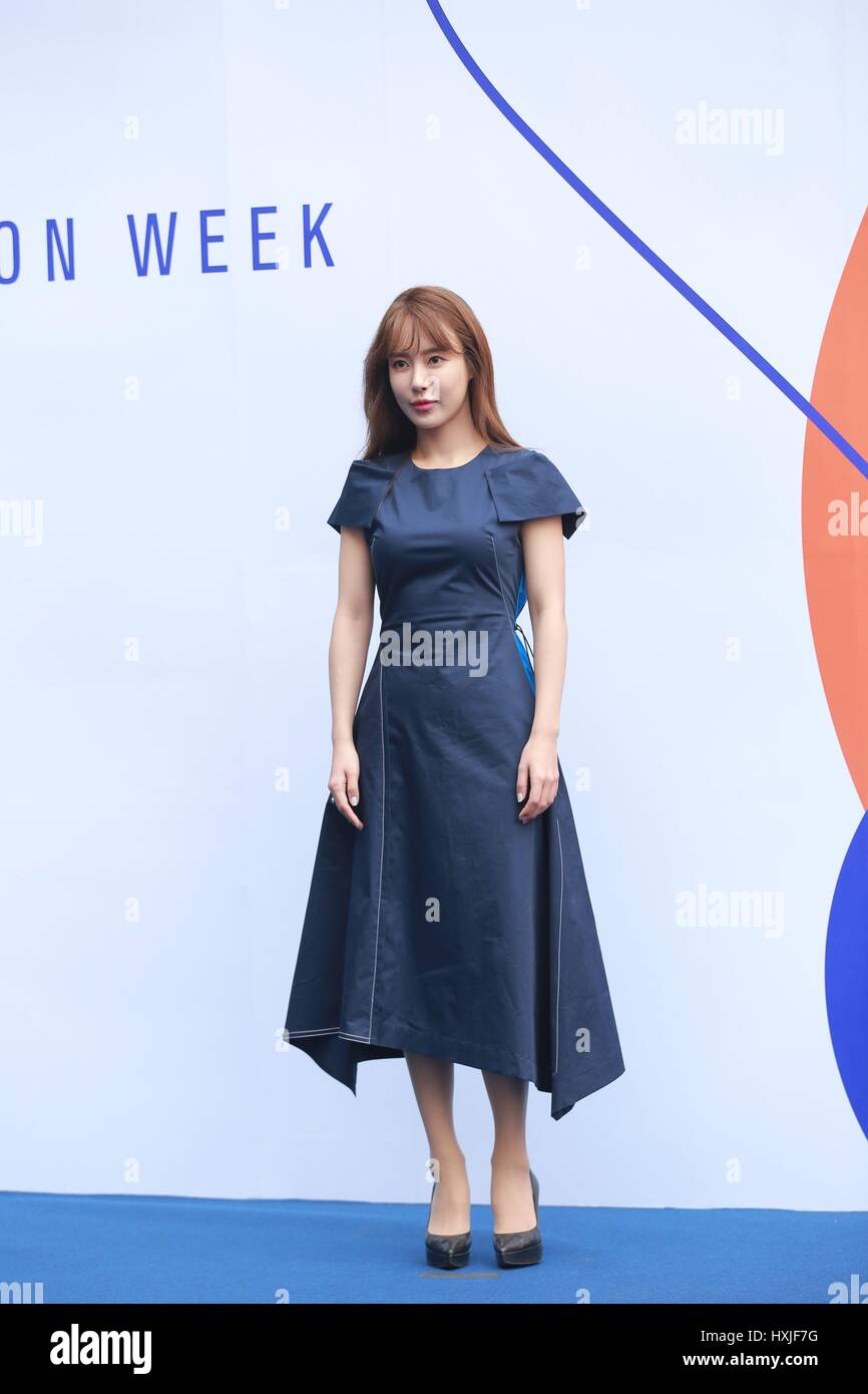 Seoul, Korea. 28th Mar, 2017. Yeong Hyeon, Yun-Yeong Choe, Kim Yoon Seo ...