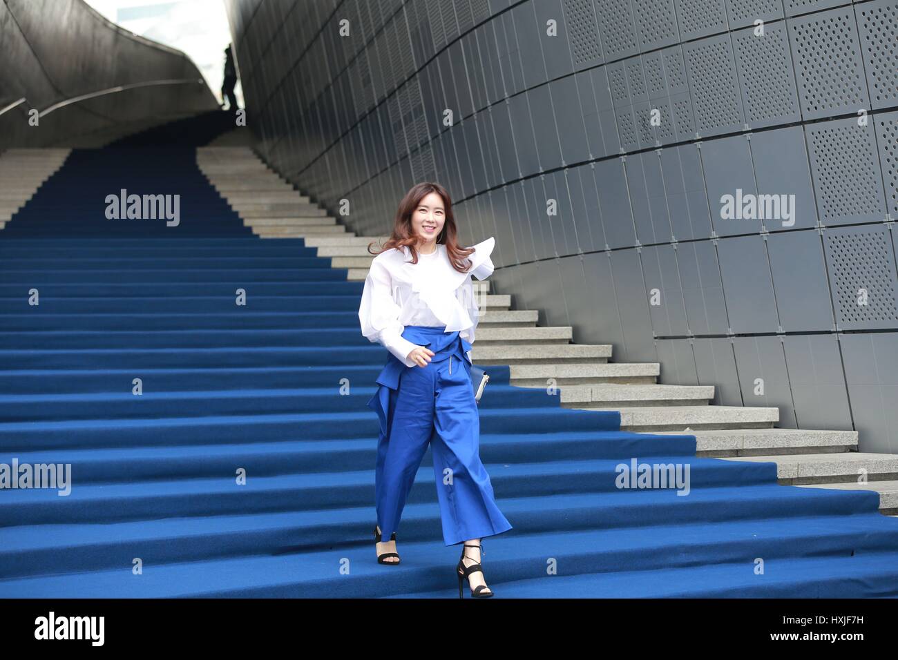 Seoul, Korea. 28th Mar, 2017. Yeong Hyeon, Yun-Yeong Choe, Kim Yoon Seo ...