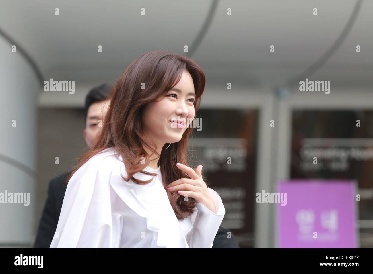 Seoul, Korea. 28th Mar, 2017. Yeong Hyeon, Yun-Yeong Choe, Kim Yoon Seo ...