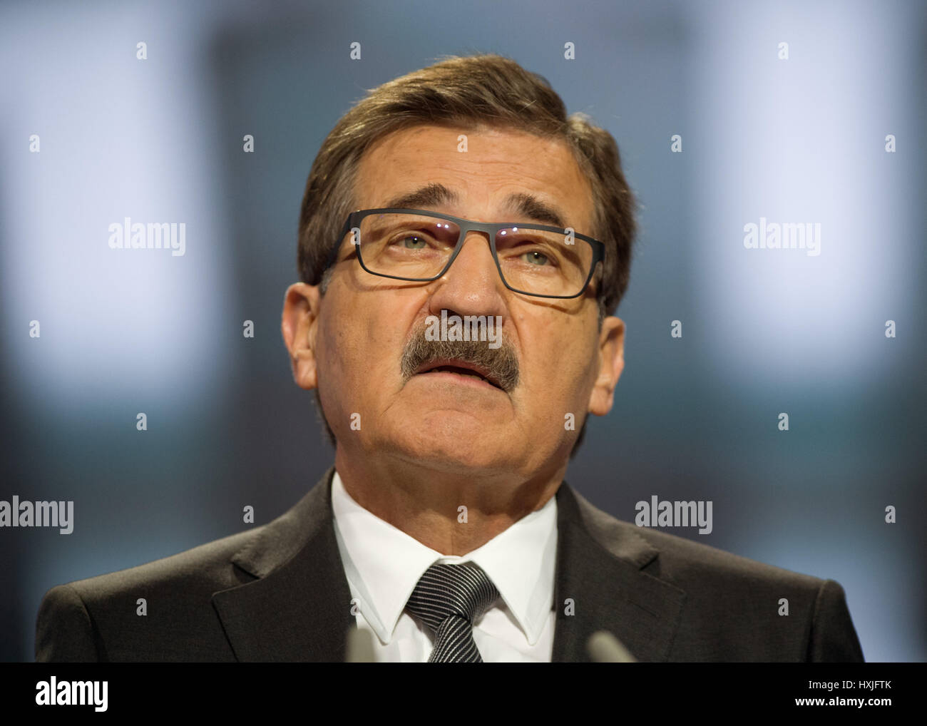 Berlin, Germany. 29th Mar, 2017. Manfred Bischoff, the chairman of the ...