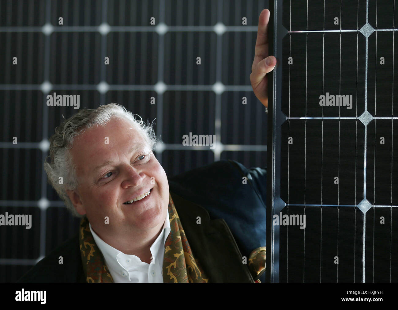 Bonn, Germany. 29th Mar, 2017. Frank Aspeck, the CEO of Solarworld ...