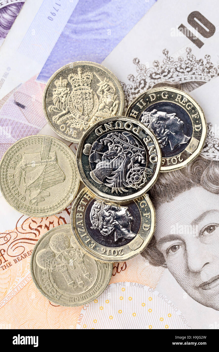 New pound coin entered circulation hi-res stock photography and images ...