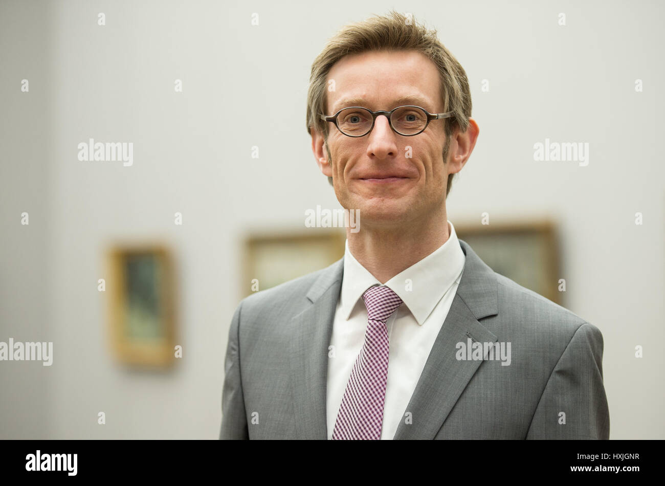 Berlin, Germany. 29th Mar, 2017. Art historian and curator Ralph Gleis ...