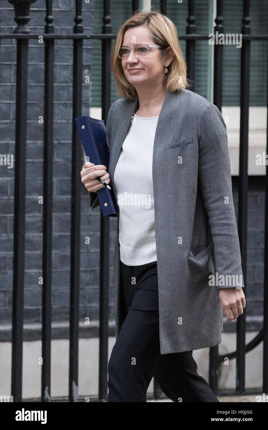 London, UK. 29th Mar, 2017. Amber Rudd MP, Secretary of State for the ...