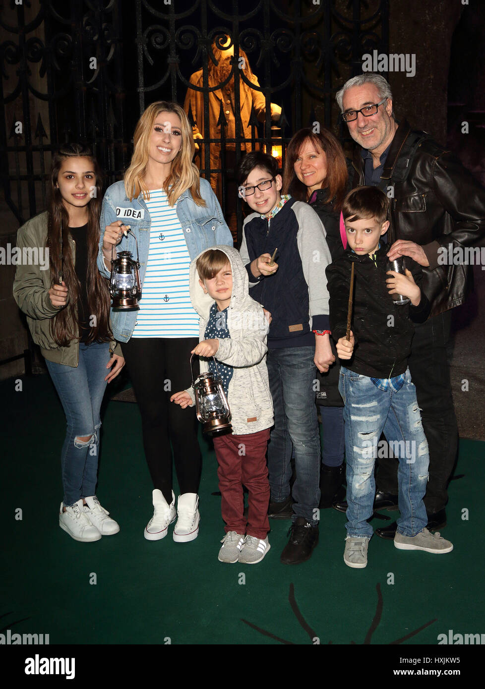 Leavesden, Hertfordshire. Stacey Solomon at Warner Bros. Studios ...