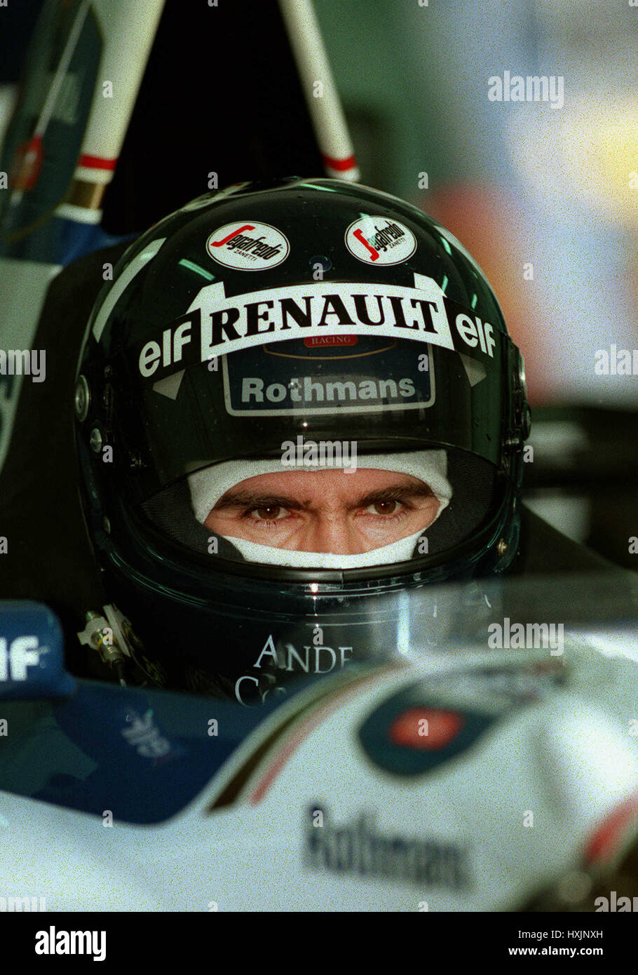DAMON HILL WILLIAMS-RENAULT 21 March 1995 Stock Photo - Alamy