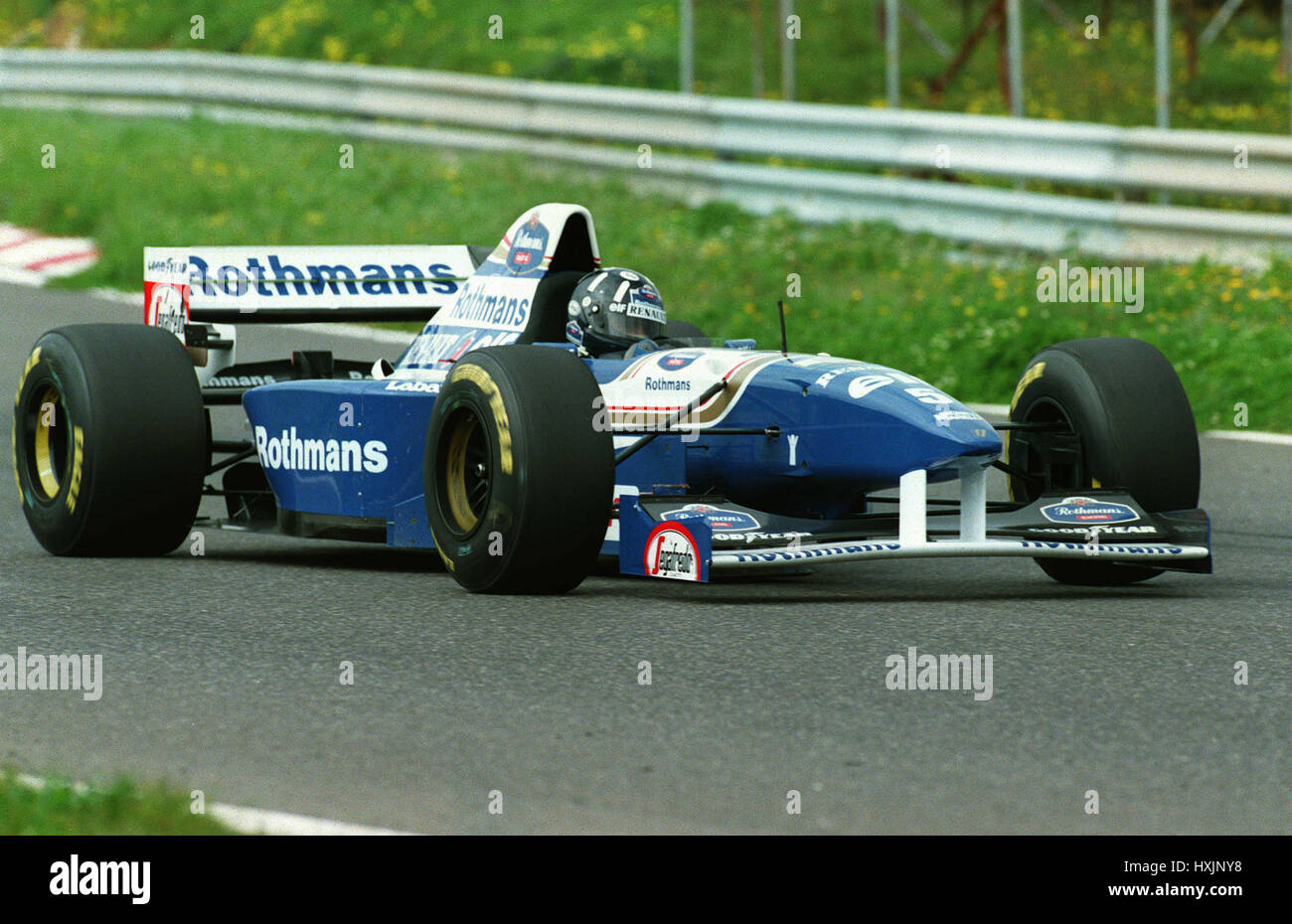 DAMON HILL WILLIAMS-RENAULT 10 March 1995 Stock Photo - Alamy