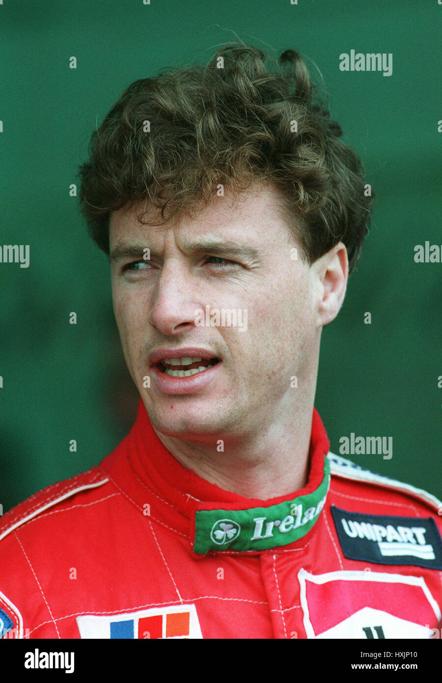 EDDIE IRVINE JORDAN-PEUGEOT 09 March 1995 Stock Photo - Alamy