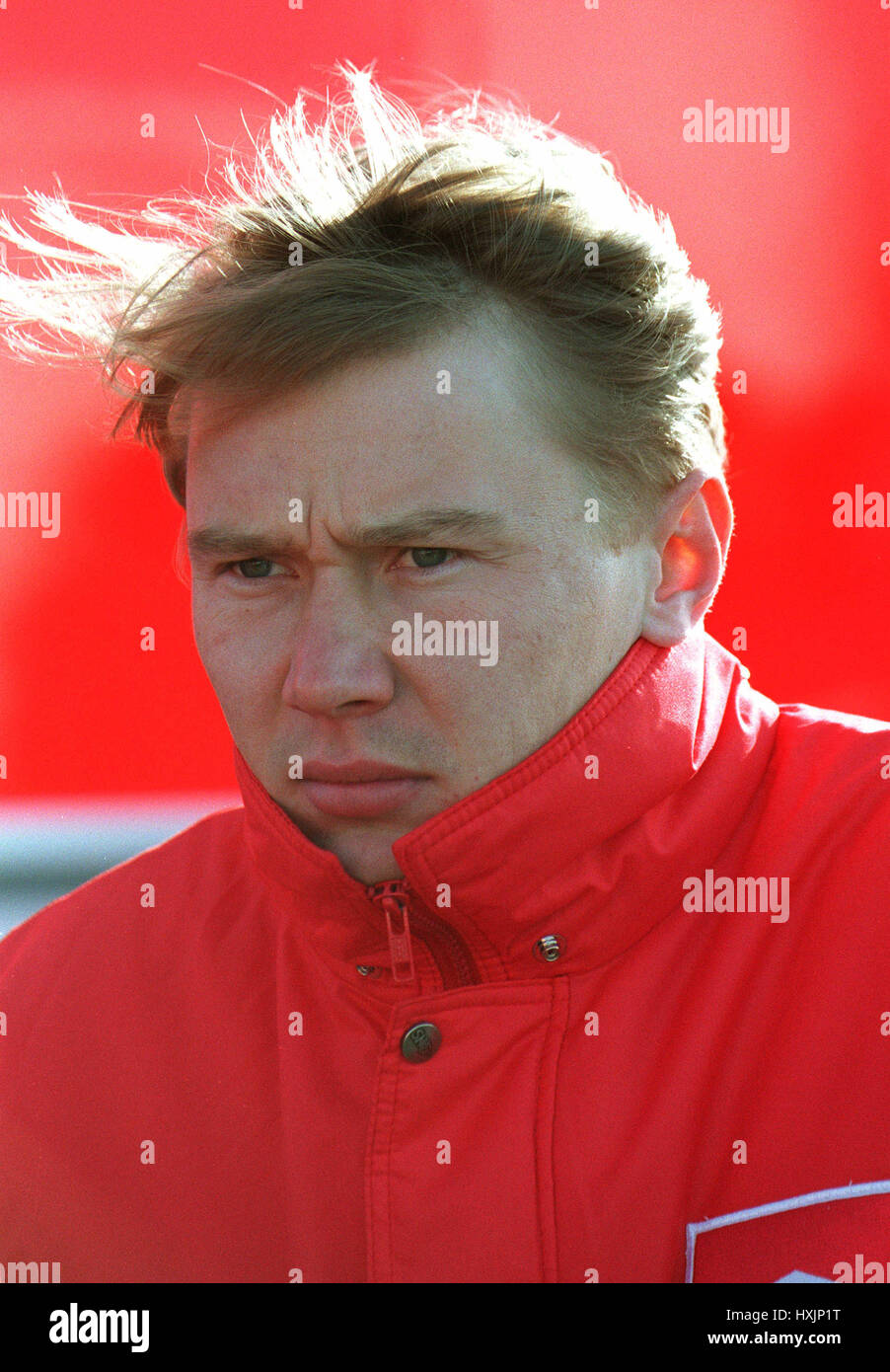 MIKA HAKKINEN MARLBORO MCLAREN MERCEDES 95 24 February 1995 Stock Photo ...