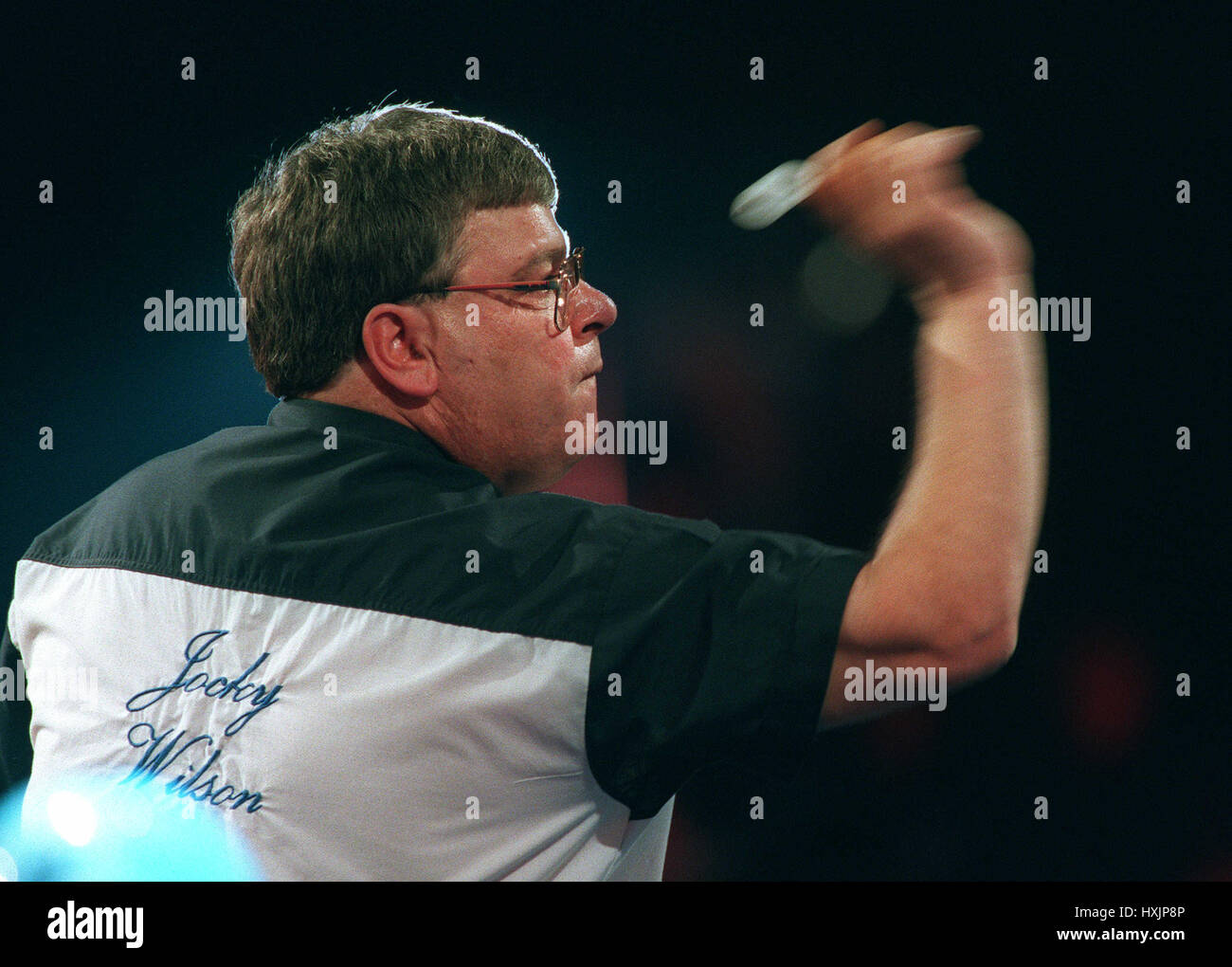 JOCKY WILSON PRO DARTS WDC 12 January 1995 Stock Photo - Alamy