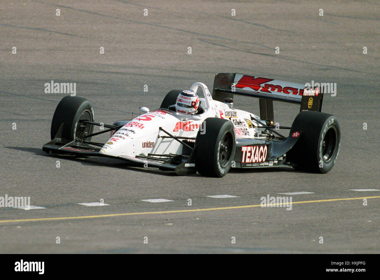 NIGEL MANSELL TESTING 1993 CAR 27 February 1993 Stock Photo - Alamy