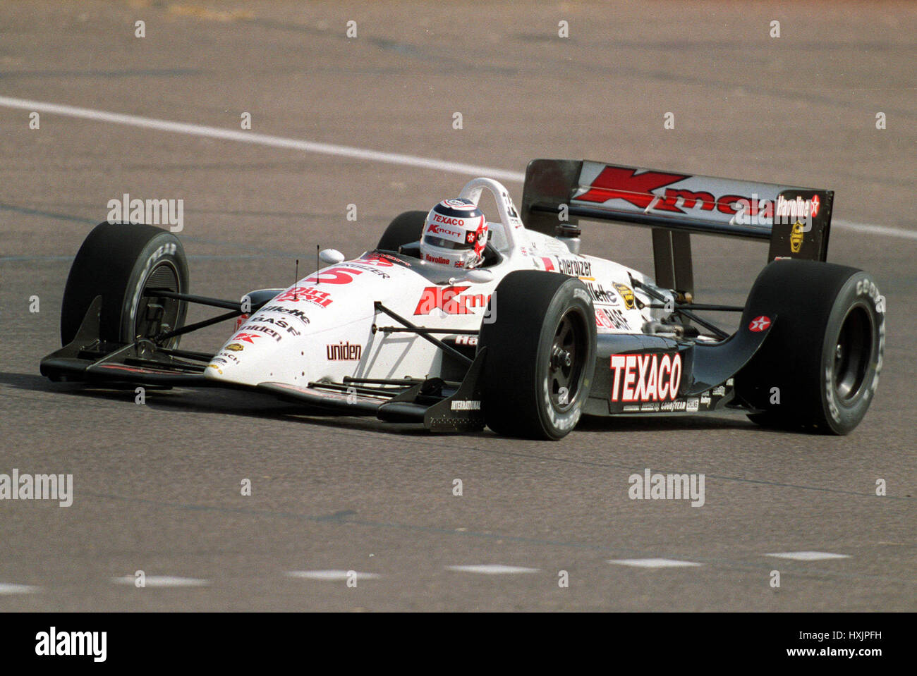 NIGEL MANSELL TESTING 1993 CAR 27 February 1993 Stock Photo - Alamy