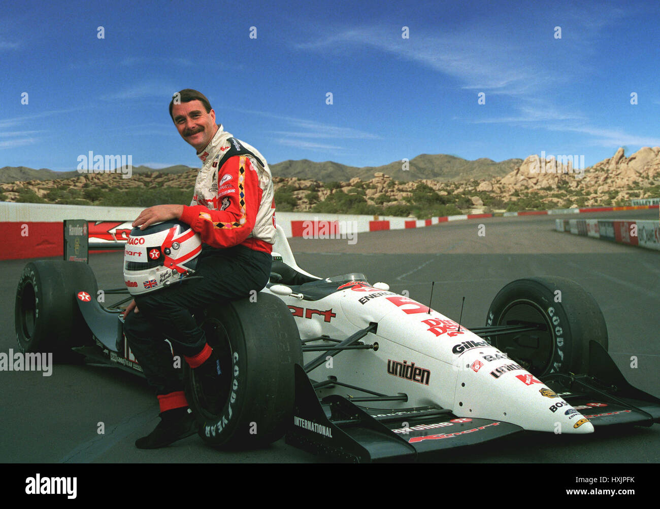 NIGEL MANSELL INDY CAR 1993 " PHEONIX " 28 January 1993 Stock Photo - Alamy