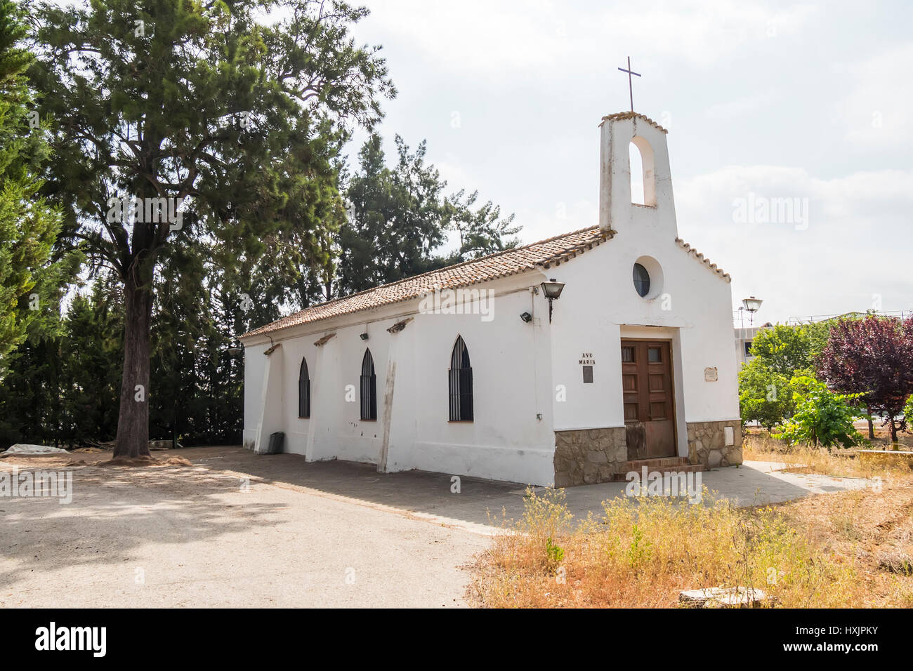 Old chapel in rural area Stock Photo - Alamy