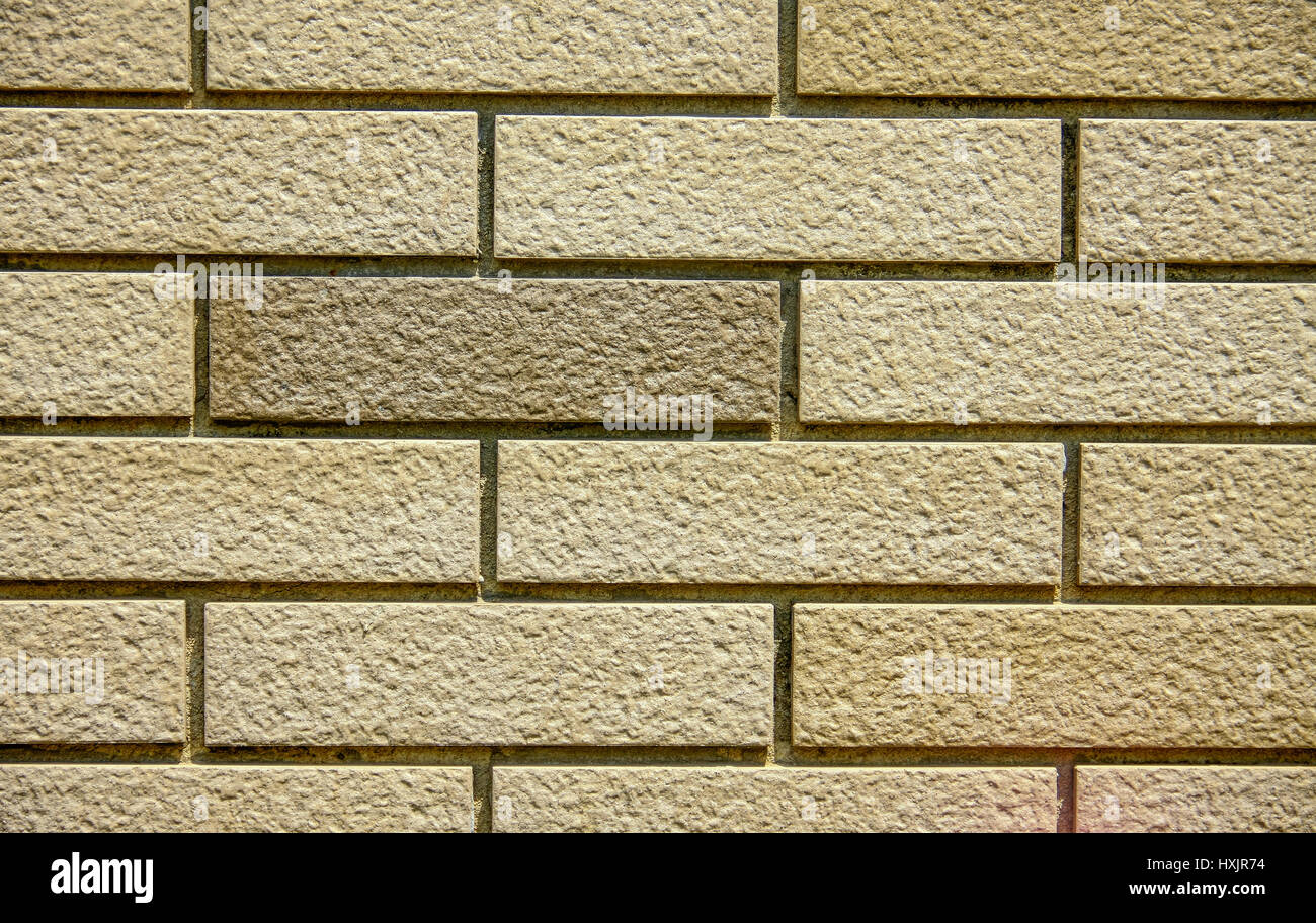 row texture of brown wall block Stock Photo - Alamy