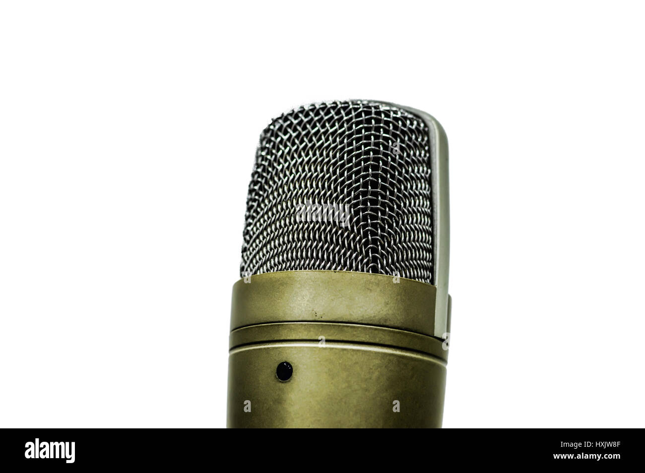White bg mic hi-res stock photography and images - Alamy