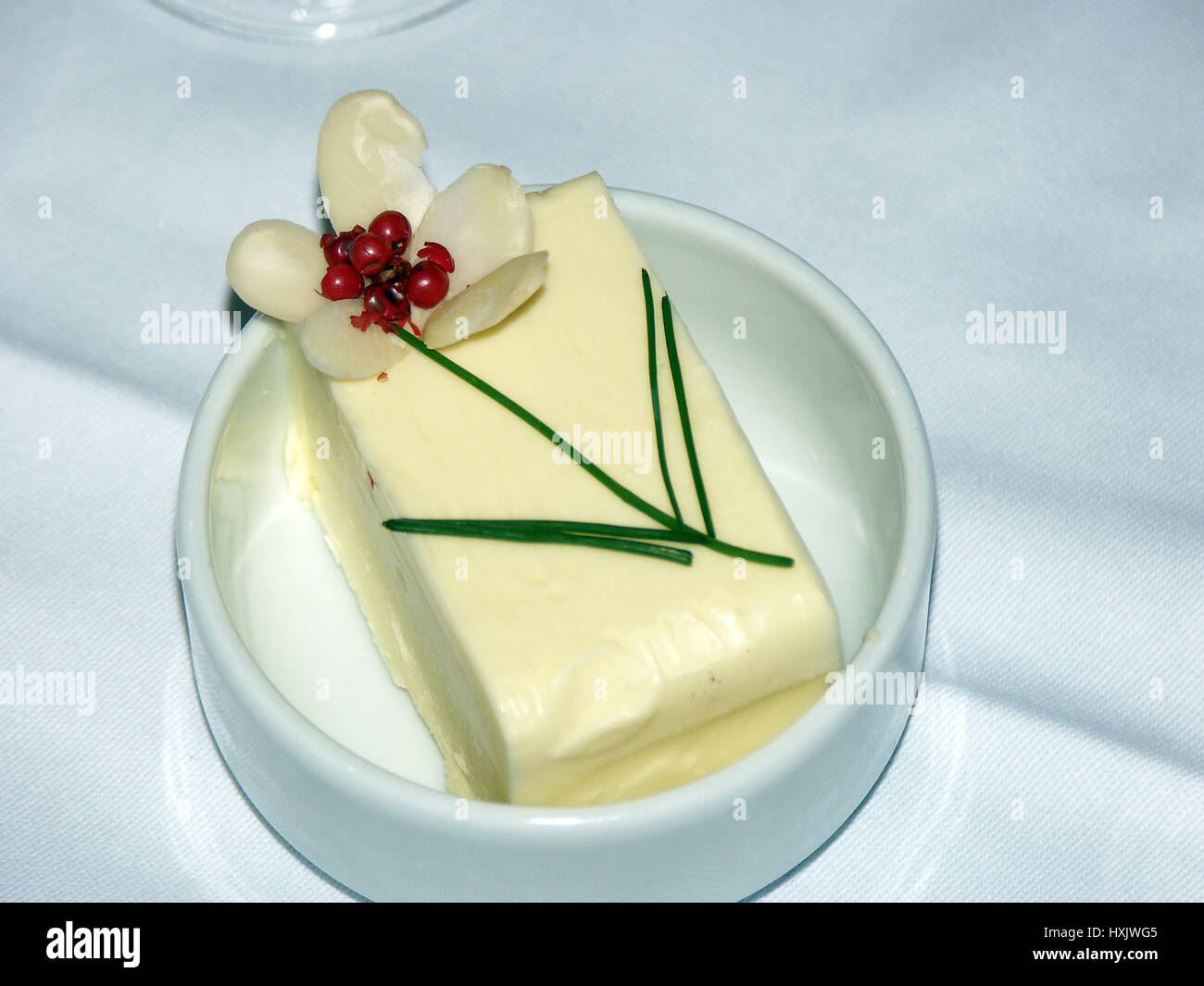 Butter Art showing a flower Stock Photo - Alamy