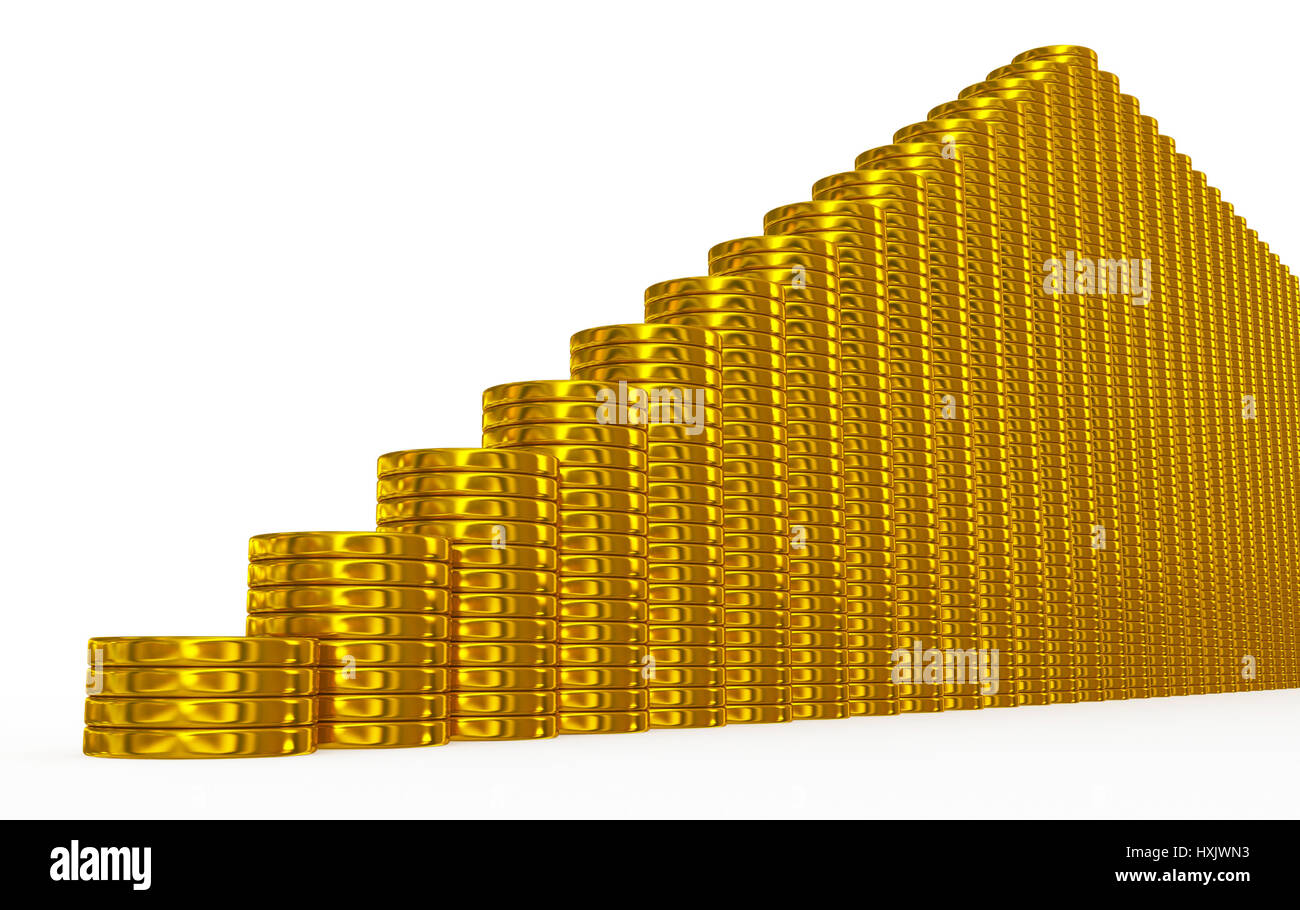 Coins on stairs hi-res stock photography and images - Alamy
