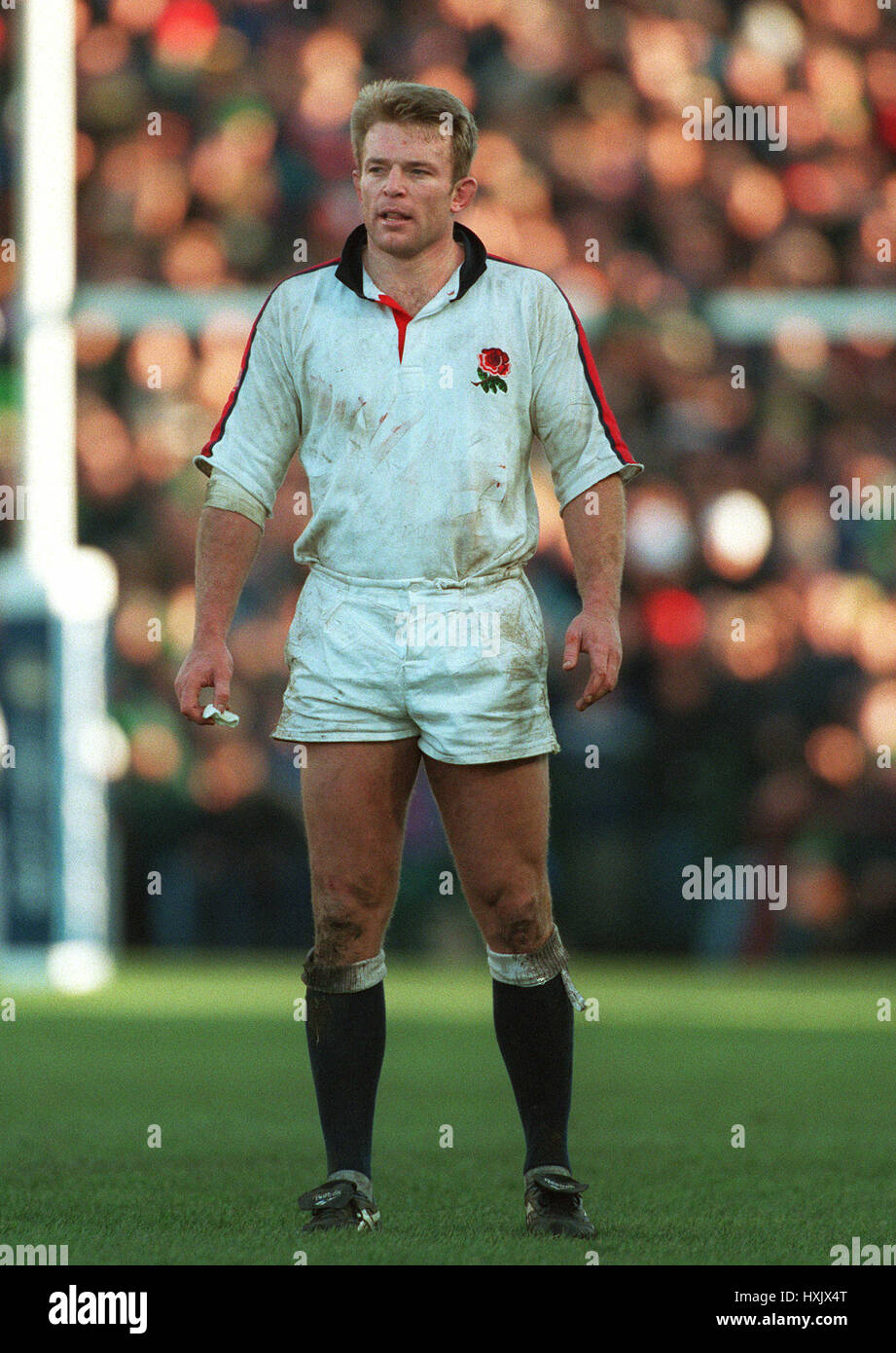 TIM RODBER ENGLAND & NORTHAMPTON RU 24 January 1995 Stock Photo - Alamy