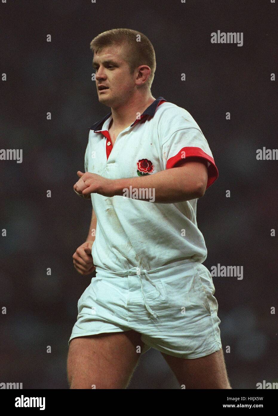 GRAHAM ROWNTREE ENGLAND & LEICESTER RU 19 December 1995 Stock Photo - Alamy