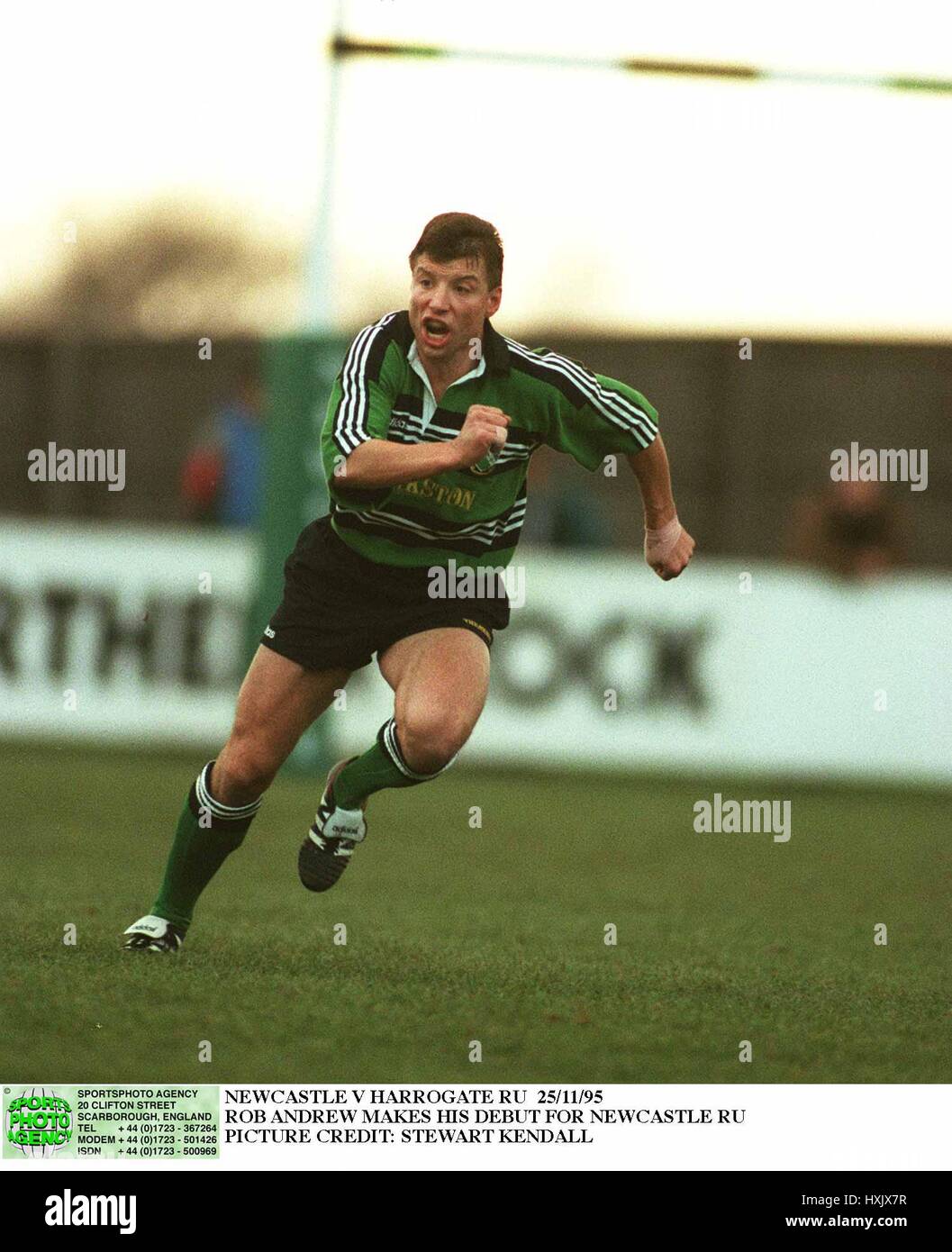 ROB ANDREW NEWCASTLE GOSFORTH RU 29 November 1995 Stock Photo - Alamy