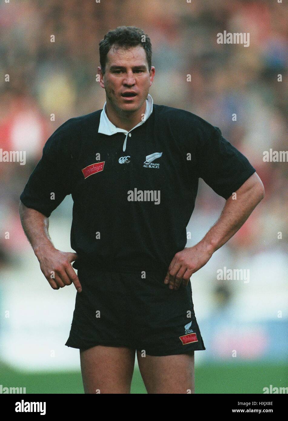 ROBIN BROOKE NEW ZEALAND RU 24 November 1995 Stock Photo - Alamy