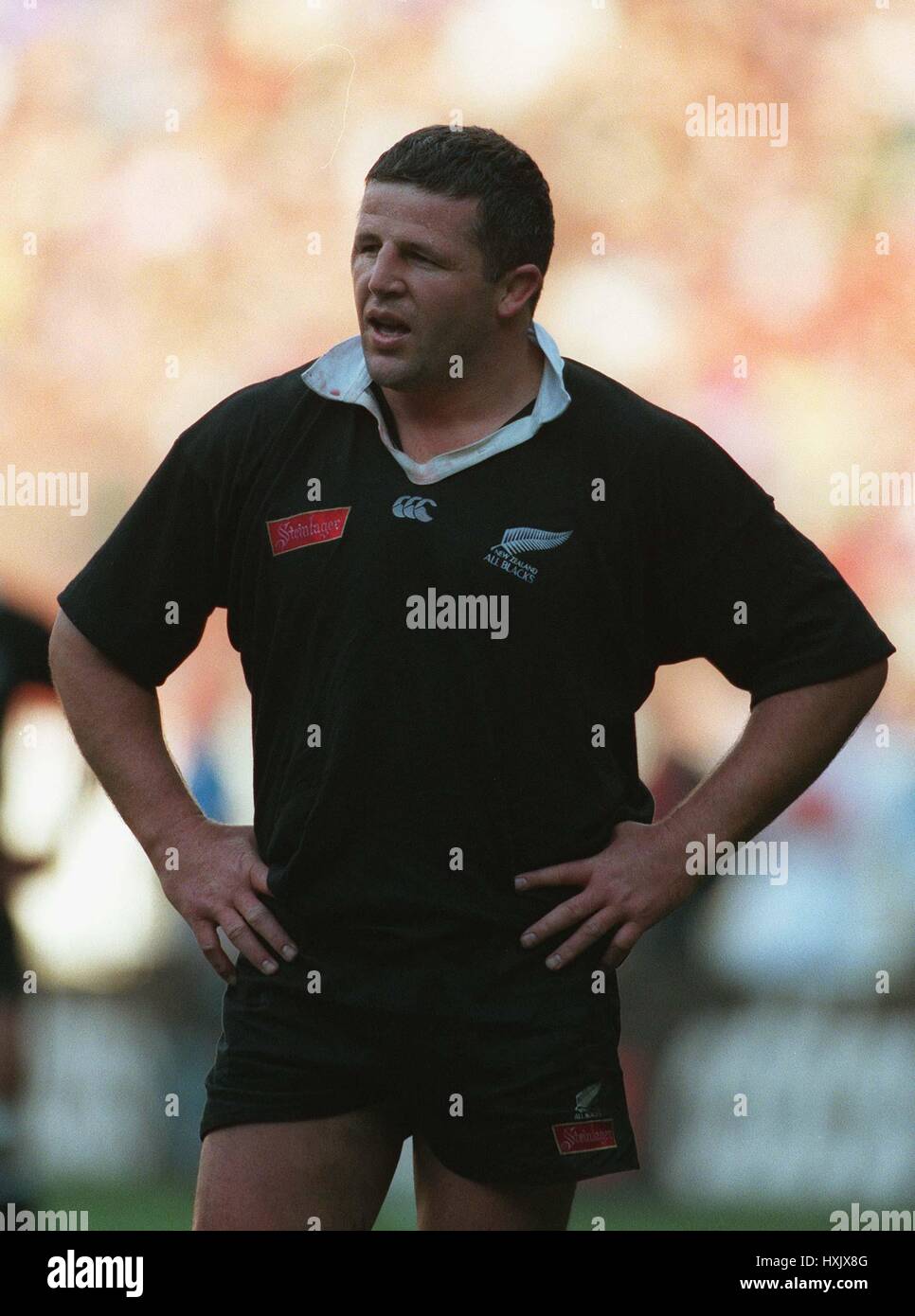 SEAN FITZPATRICK NEW ZEALAND RU 24 November 1995 Stock Photo - Alamy