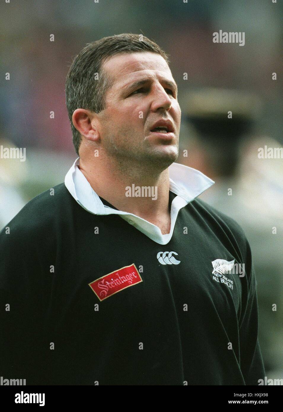 SEAN FITZPATRICK NEW ZEALAND RU 21 November 1995 Stock Photo - Alamy