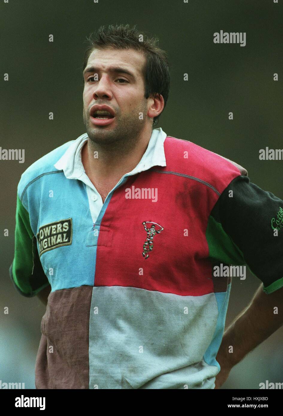 CHRIS SHEASBY HARLEQUINS RU 16 October 1995 Stock Photo - Alamy