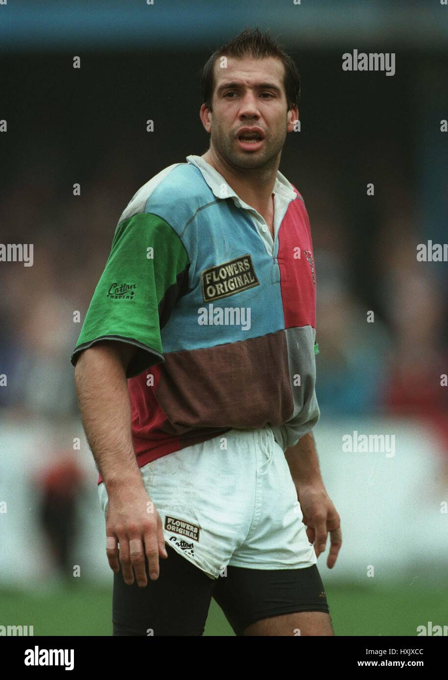 CHRIS SHEASBY HARLEQUINS RU 16 October 1995 Stock Photo - Alamy