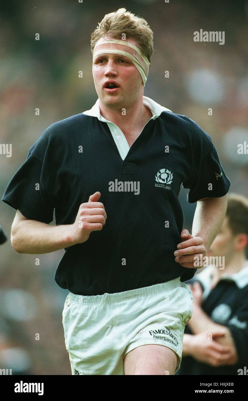 GEORGE WEIR SCOTLAND & MELROSE RU 24 April 1995 Stock Photo - Alamy