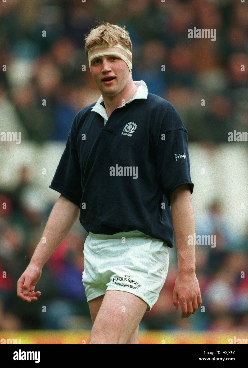 GEORGE WEIR SCOTLAND & MELROSE RU 24 April 1995 Stock Photo - Alamy