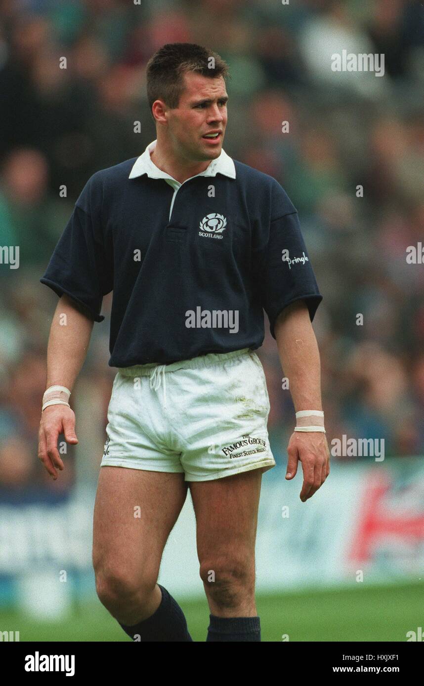 KENNETH LOGAN SCOTLAND & STIRLING COUNTY RU 24 April 1995 Stock Photo ...