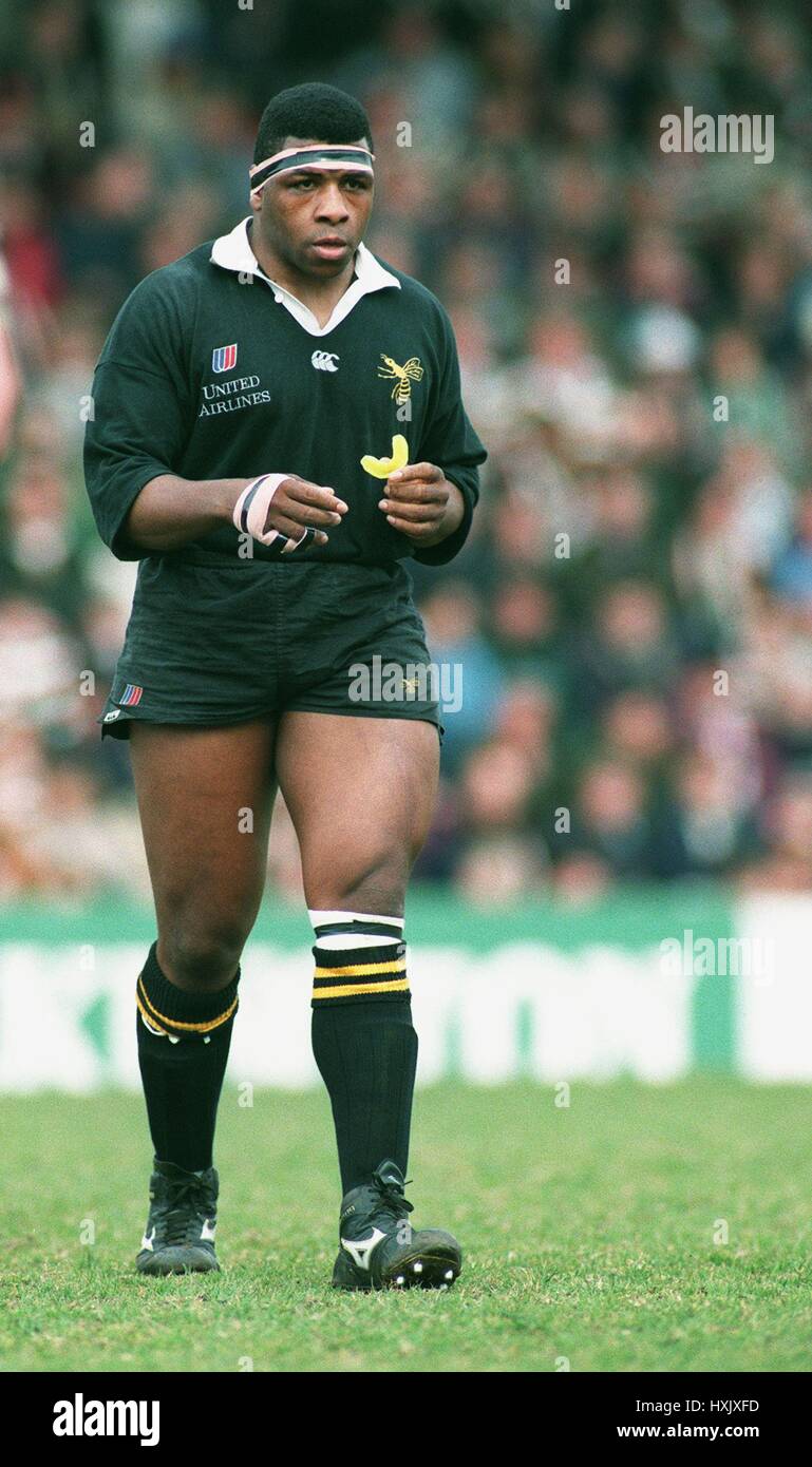 IAN DUNSTON WASPS RU 19 April 1995 Stock Photo - Alamy