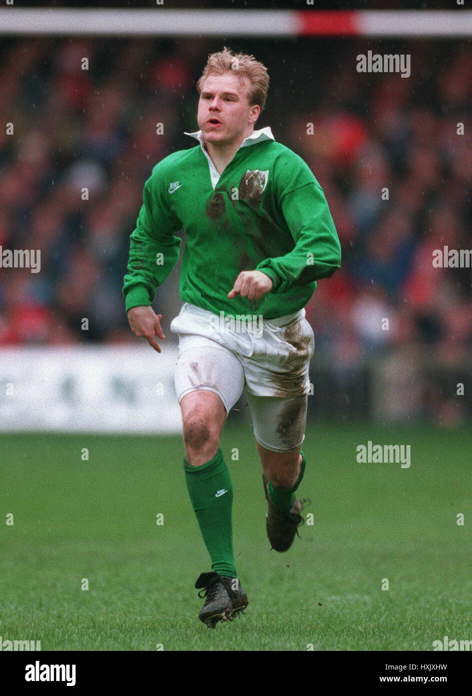 SIMON GEOGHEGAN IRELAND & BATH RU 21 March 1995 Stock Photo - Alamy