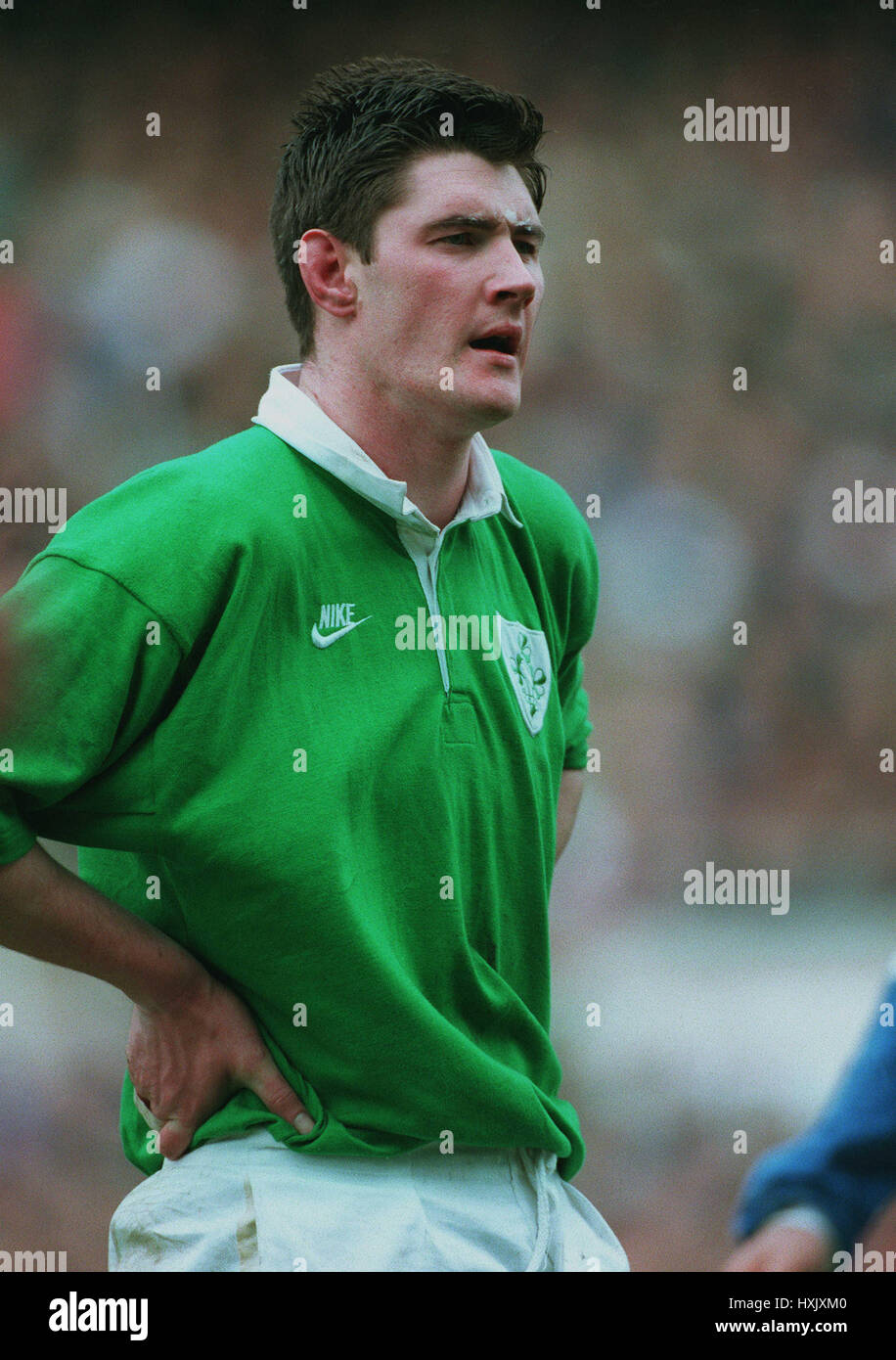 EDDIE HALVEY IRELAND & SHANNON RU 06 March 1995 Stock Photo - Alamy