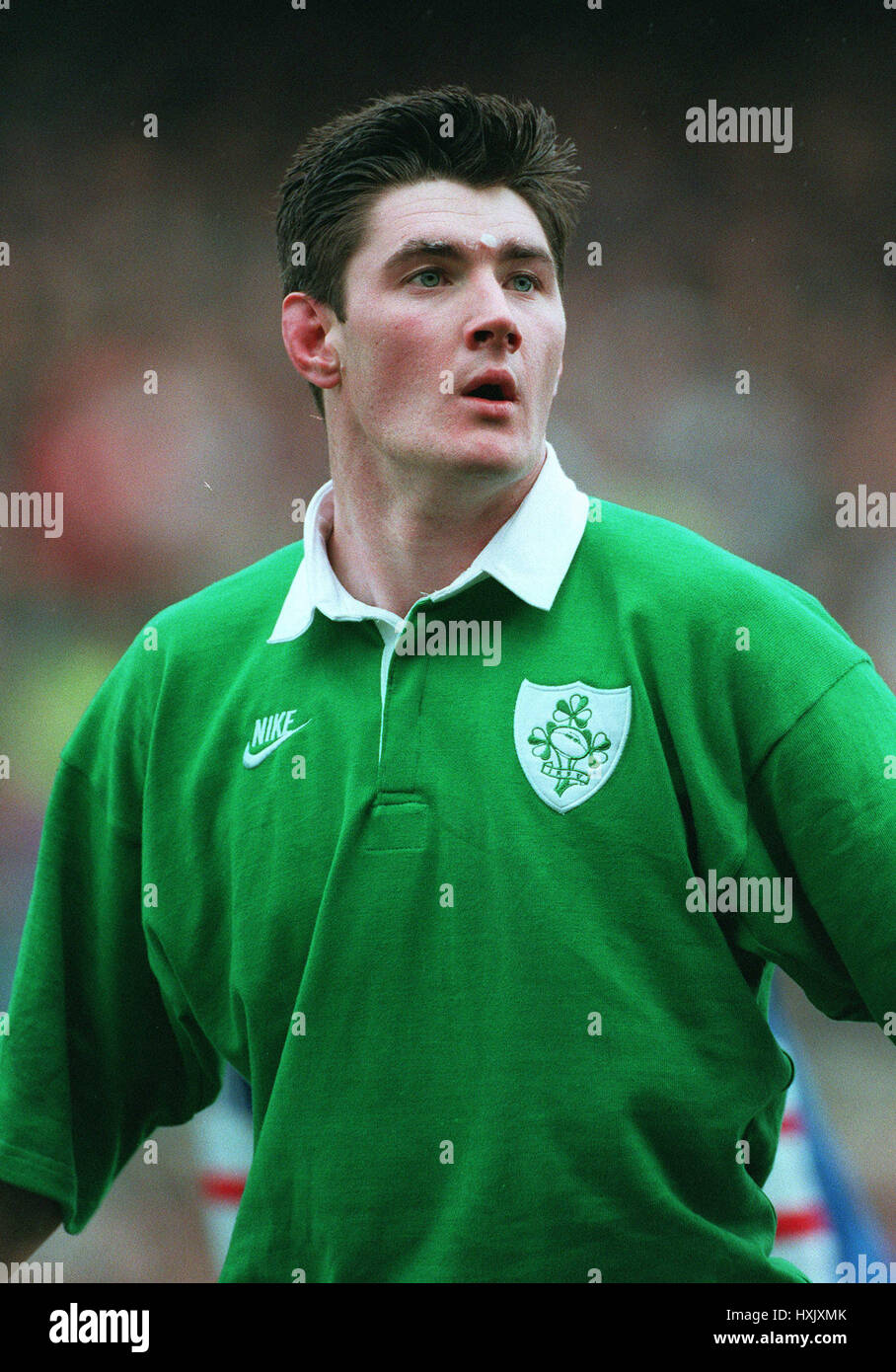 EDDIE HALVEY IRELAND & SHANNON RU 06 March 1995 Stock Photo - Alamy