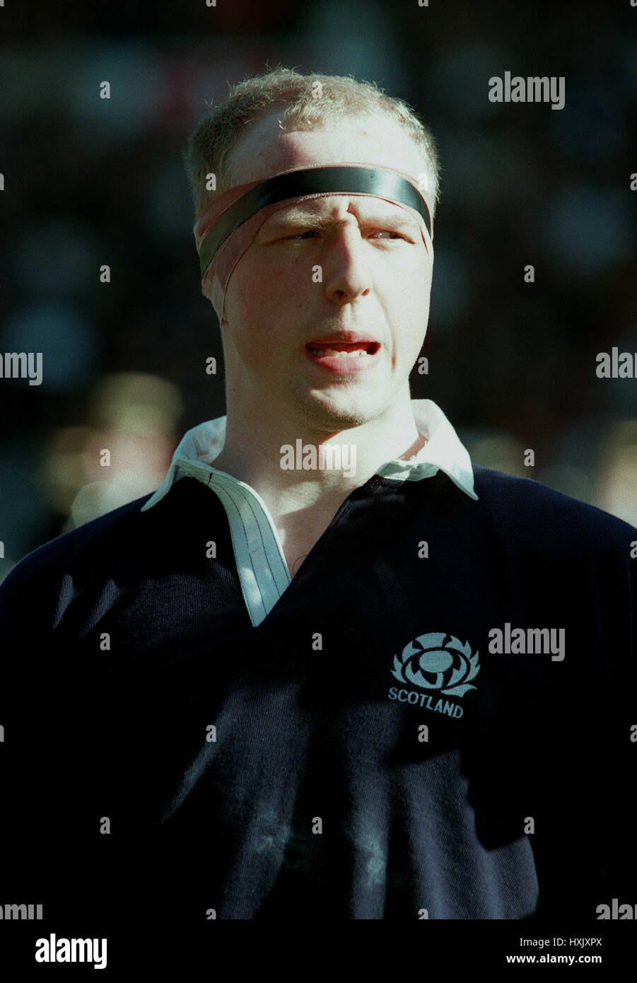 DERRICK PATTERSON SCOTLAND & HAWICK RU 22 February 1995 Stock Photo - Alamy