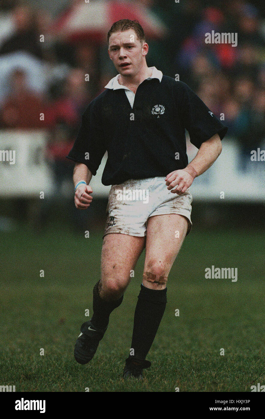 DUNCAN HODGE SCOTLAND & WATSONIANS RU 10 November 1994 Stock Photo - Alamy