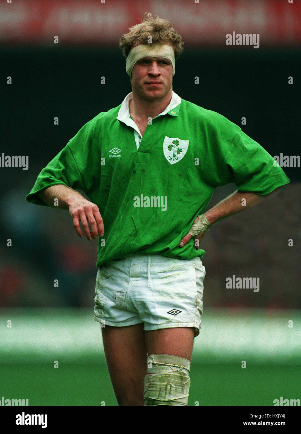BRIAN ROBINSON IRELAND & LONDON IRISH RU 18 May 1993 Stock Photo - Alamy